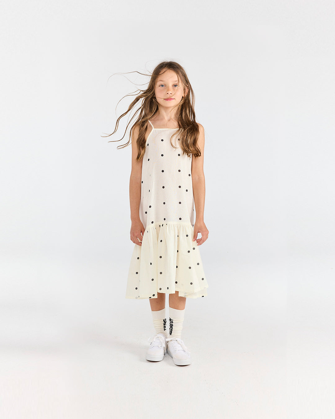 The Animals Observatory :: Hummingbird Kid Dress White Squares – The ...