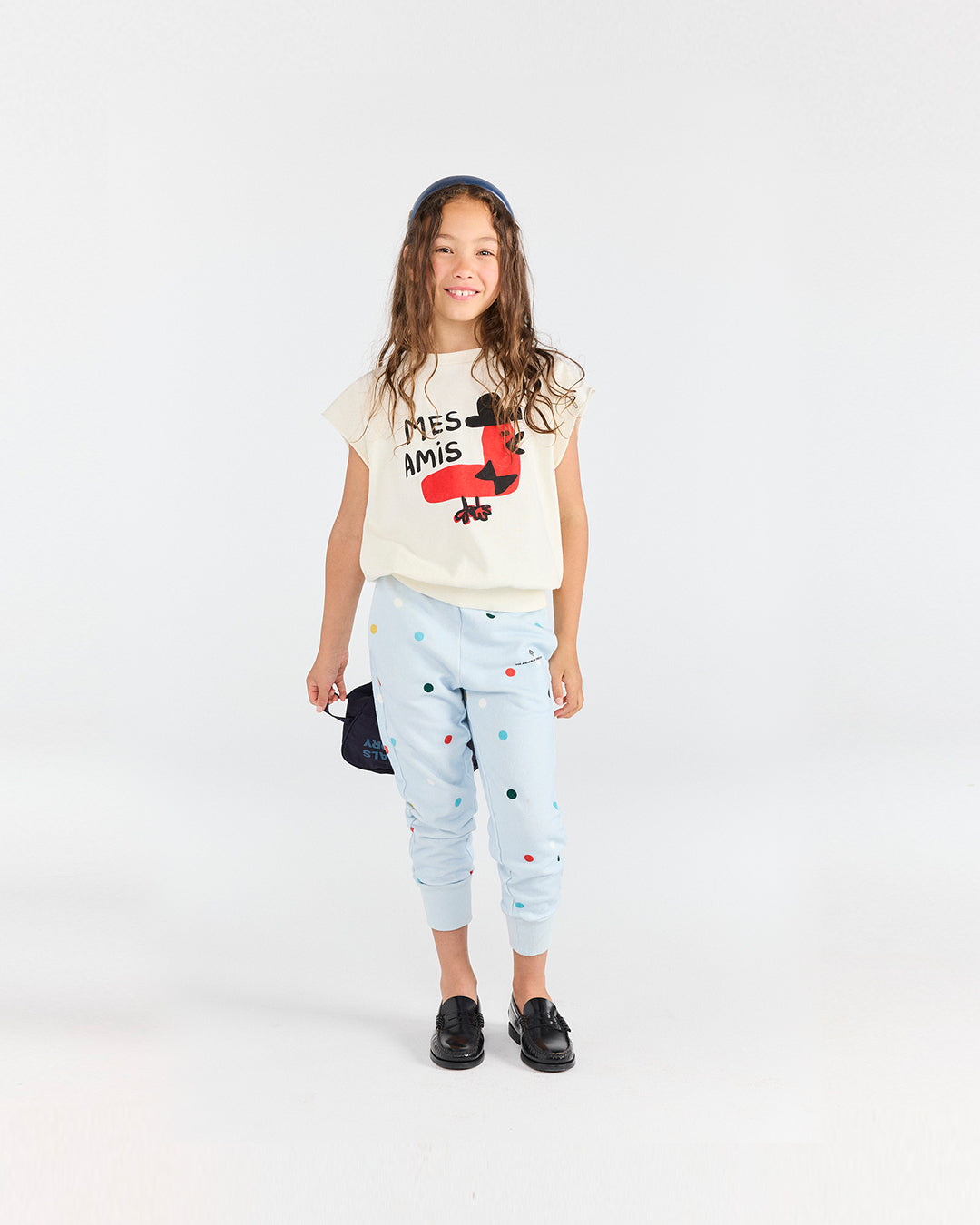 The Animals Observatory :: Panther Kid Sweatpants Blue – The Front Shop