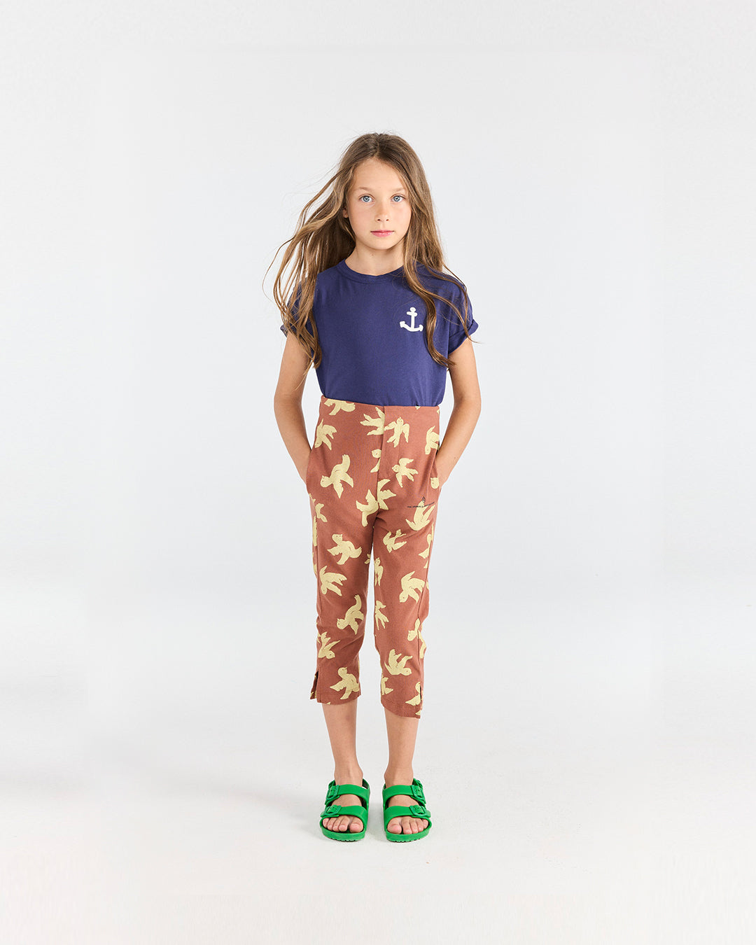 The Animals Observatory :: Rooster Kid T-Shirt Deep Blue – The Front Shop