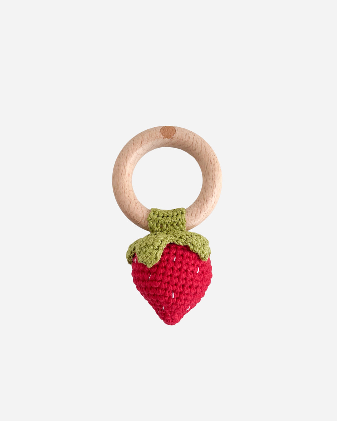 The Blueberry Hill :: Strawberry Teether and Rattle – The Front Shop
